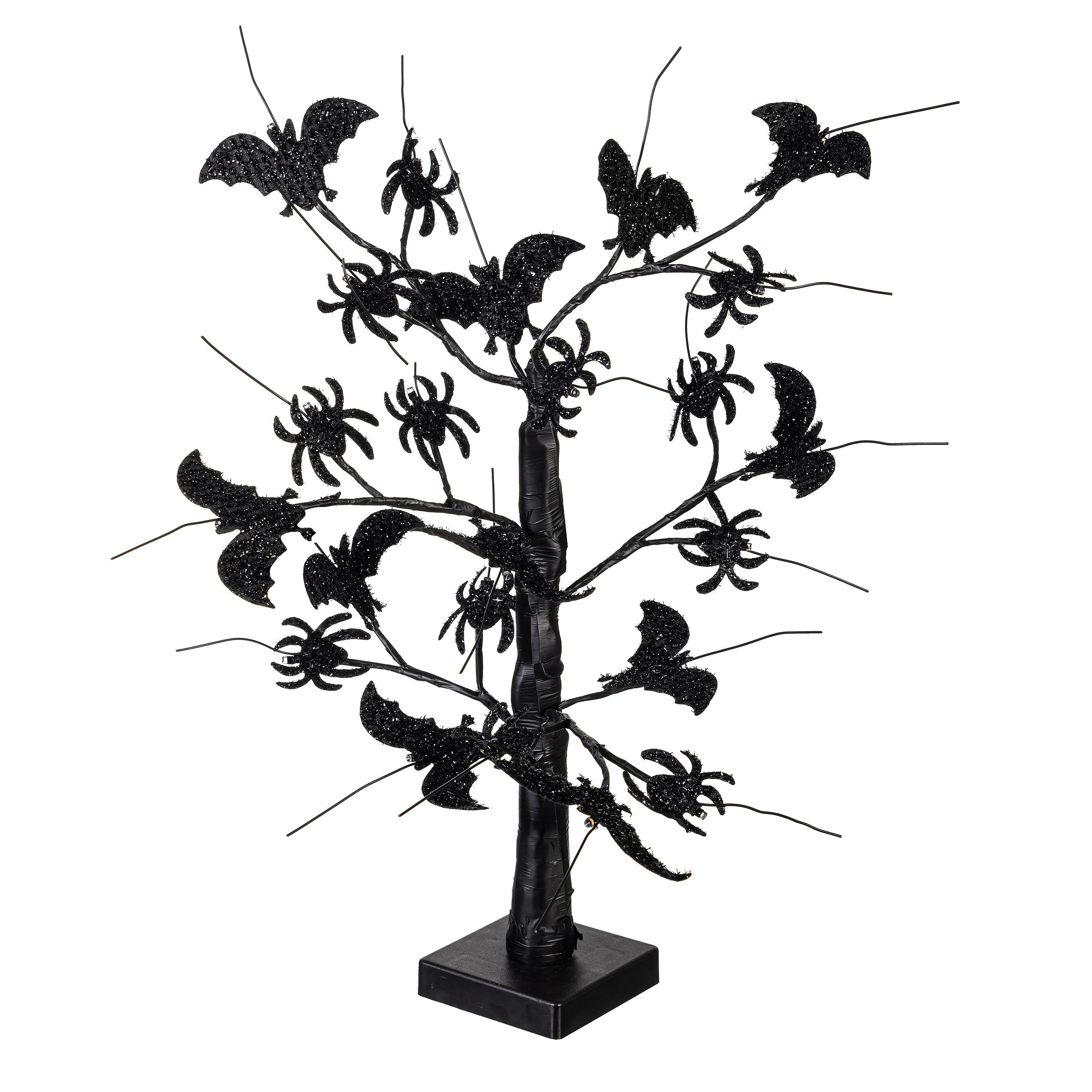 Mercer41 Bat and Spider Tree LED Table decor, 20"H | Wayfair